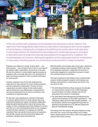 WTW: Employers look to modernize the employee value proposition | PDF