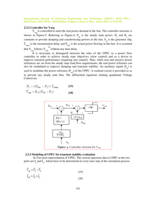 Employing facts devices upfc for transient stability improvement | PDF