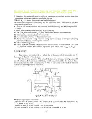 Employing facts devices upfc for transient stability improvement | PDF