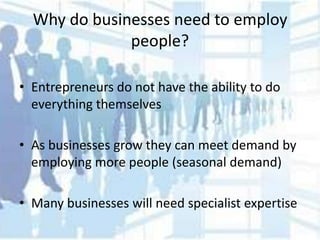 Employing people | PPT