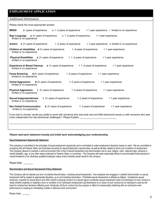 Employment Application | DOC