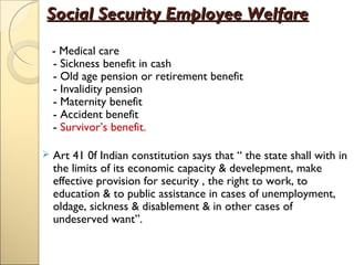 Employment welfare | PPT