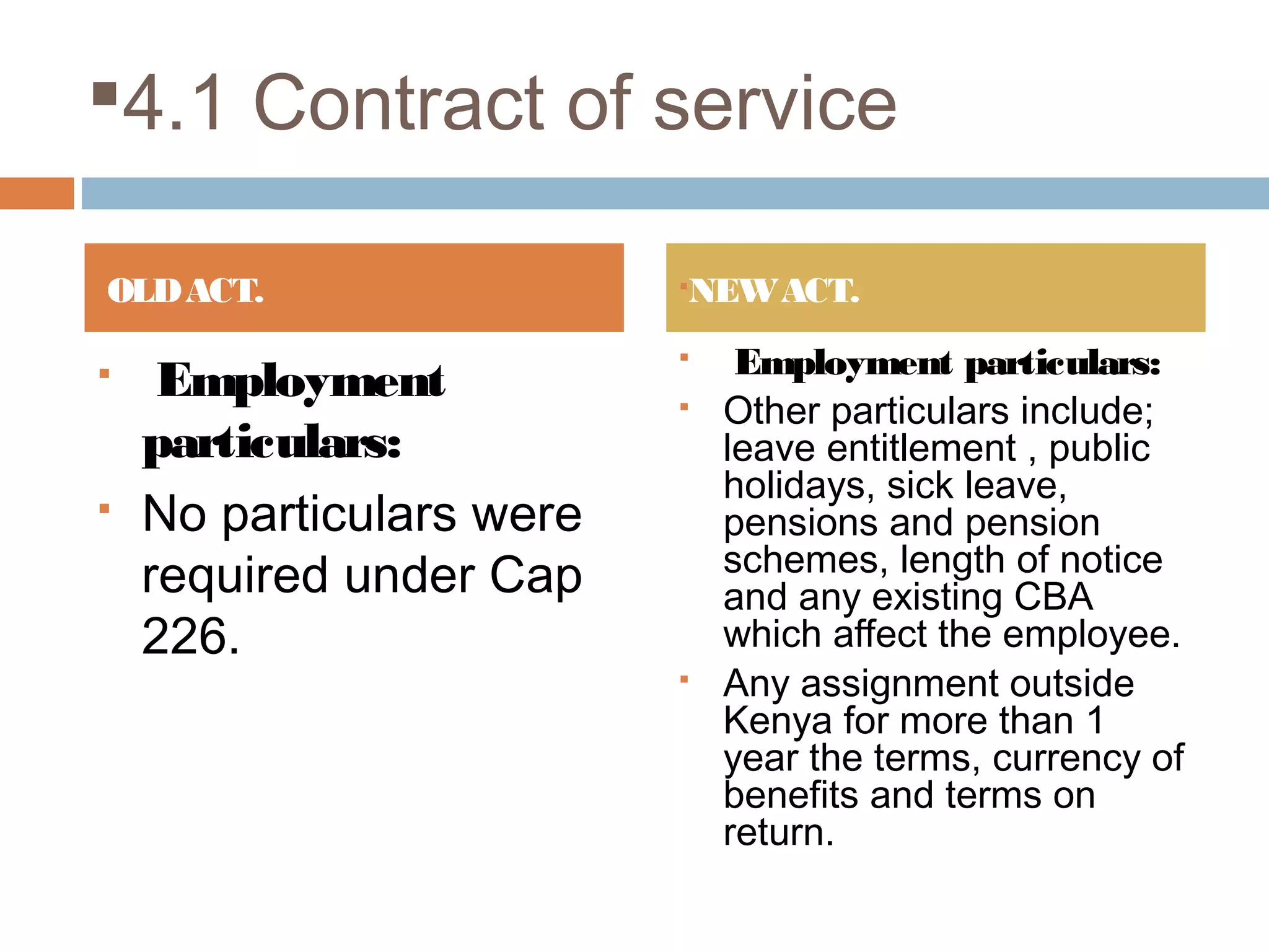 Kenya Employment Act of 2007 | PPT