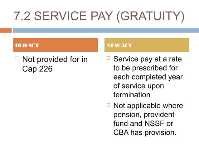 Kenya Employment Act of 2007 | PPT | Law