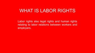 EMPLOYMENT AND LABOR RIGHTS PREPARED BY MA'AM MAIDA LYNN N. JAGUIT, RN ...
