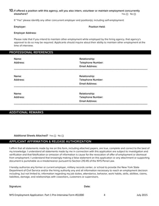 Employmentapplication | PDF | Resume Writing and Advice | Job Search