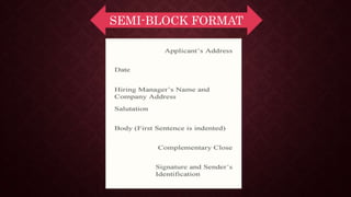 Employment Application Letter | PPTX