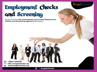 Employment checks and screening | PPT