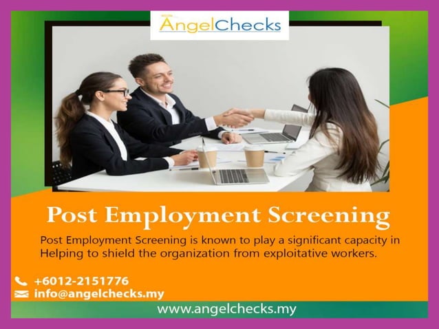 Employment checks and screening | PPT