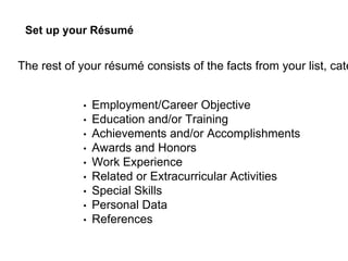 Employment correspondence | PPTX
