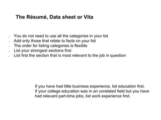 Employment correspondence | PPTX