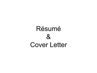 Employment correspondence | PPTX