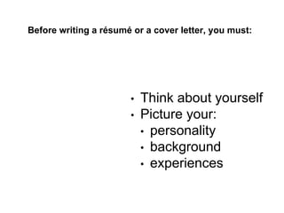 Employment correspondence | PPTX