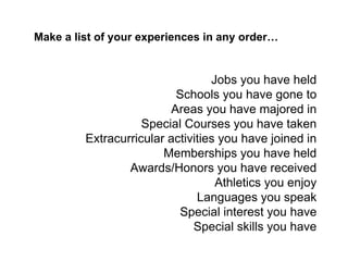 Employment correspondence | PPTX