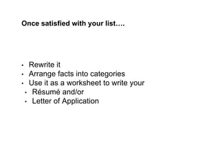 Employment correspondence | PPTX
