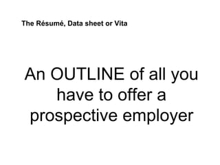Employment correspondence | PPTX