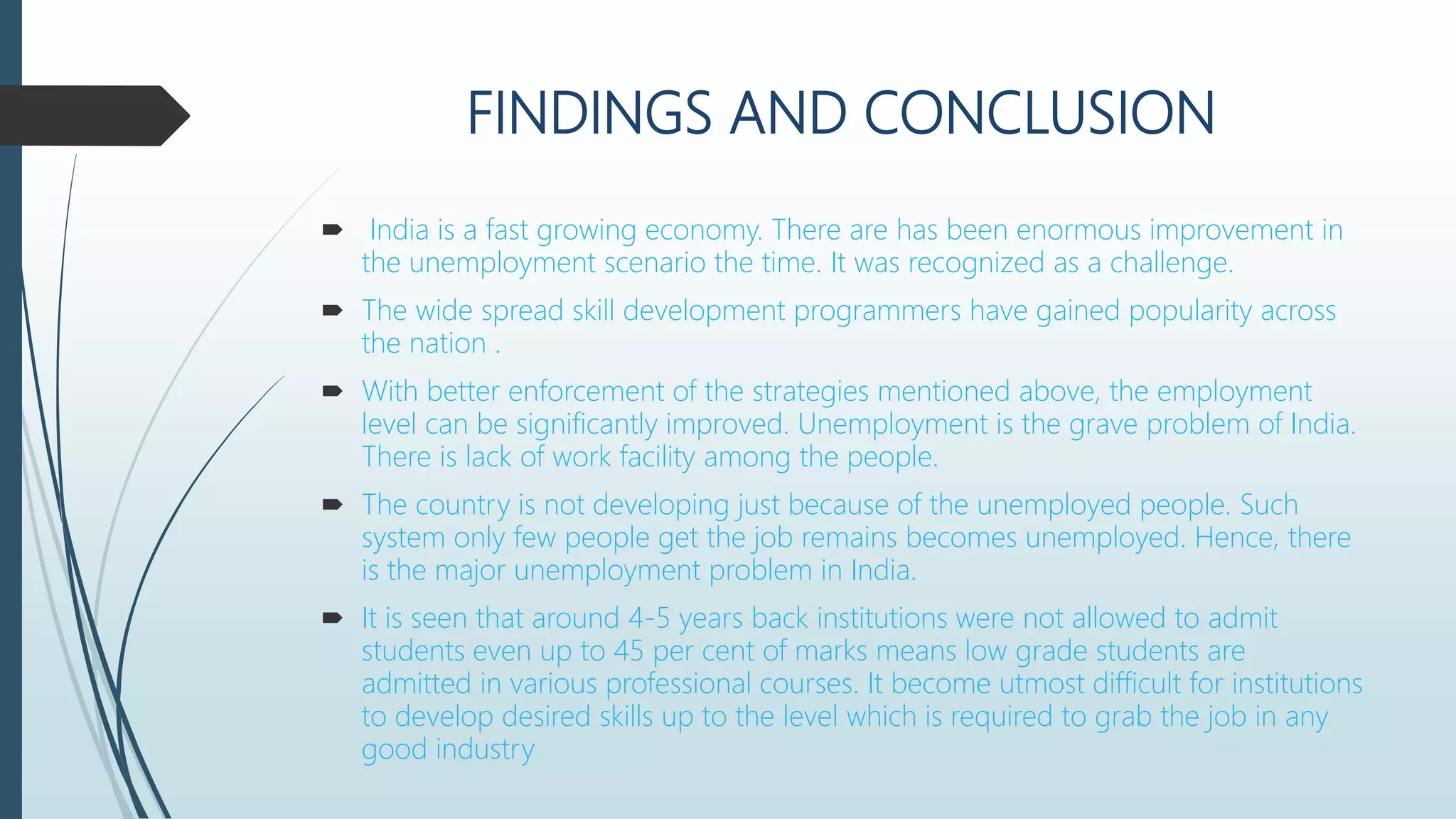 Employment crisis in India | PPTX