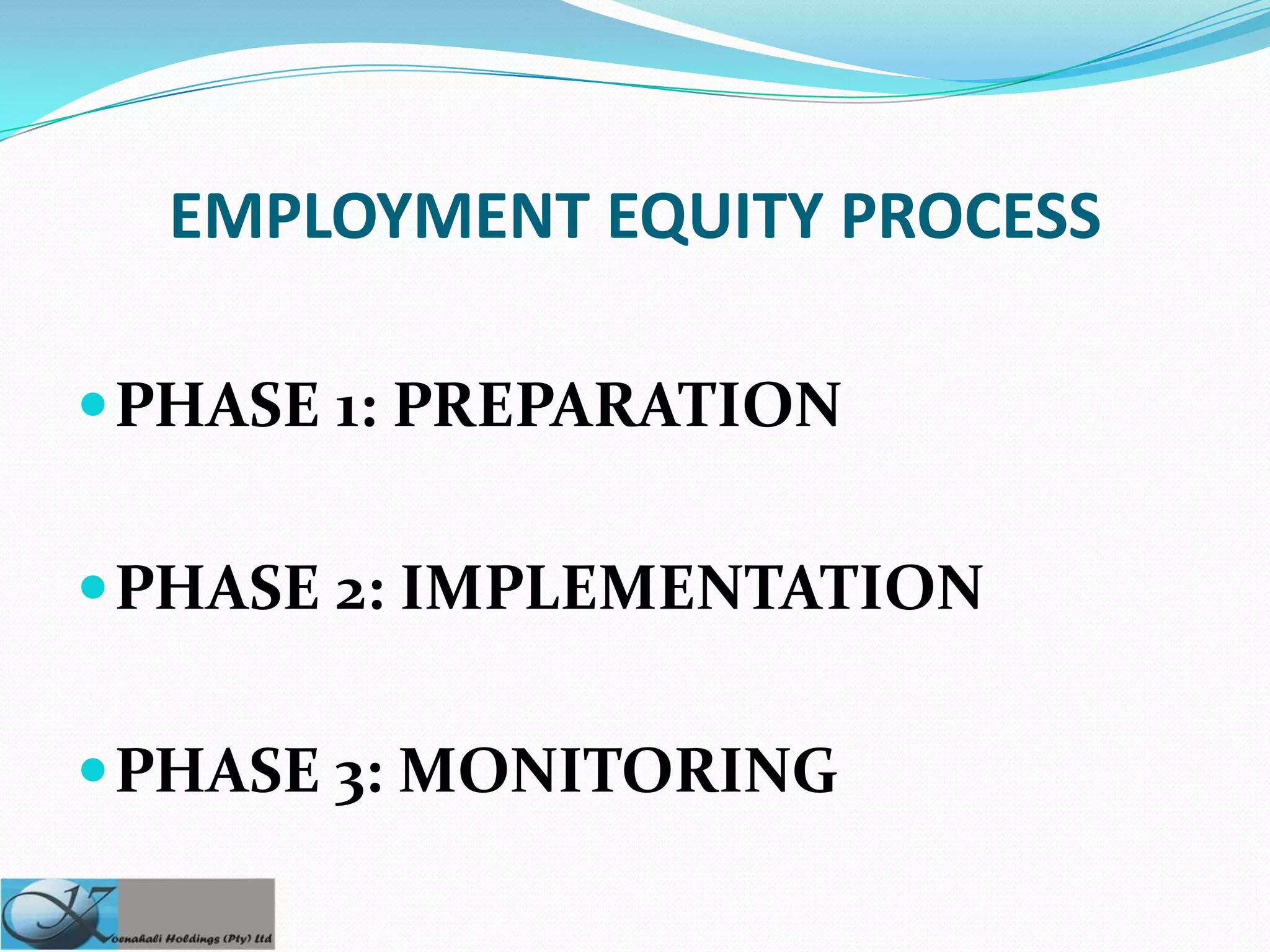 Employment equity processes, planning and committees | PPTX