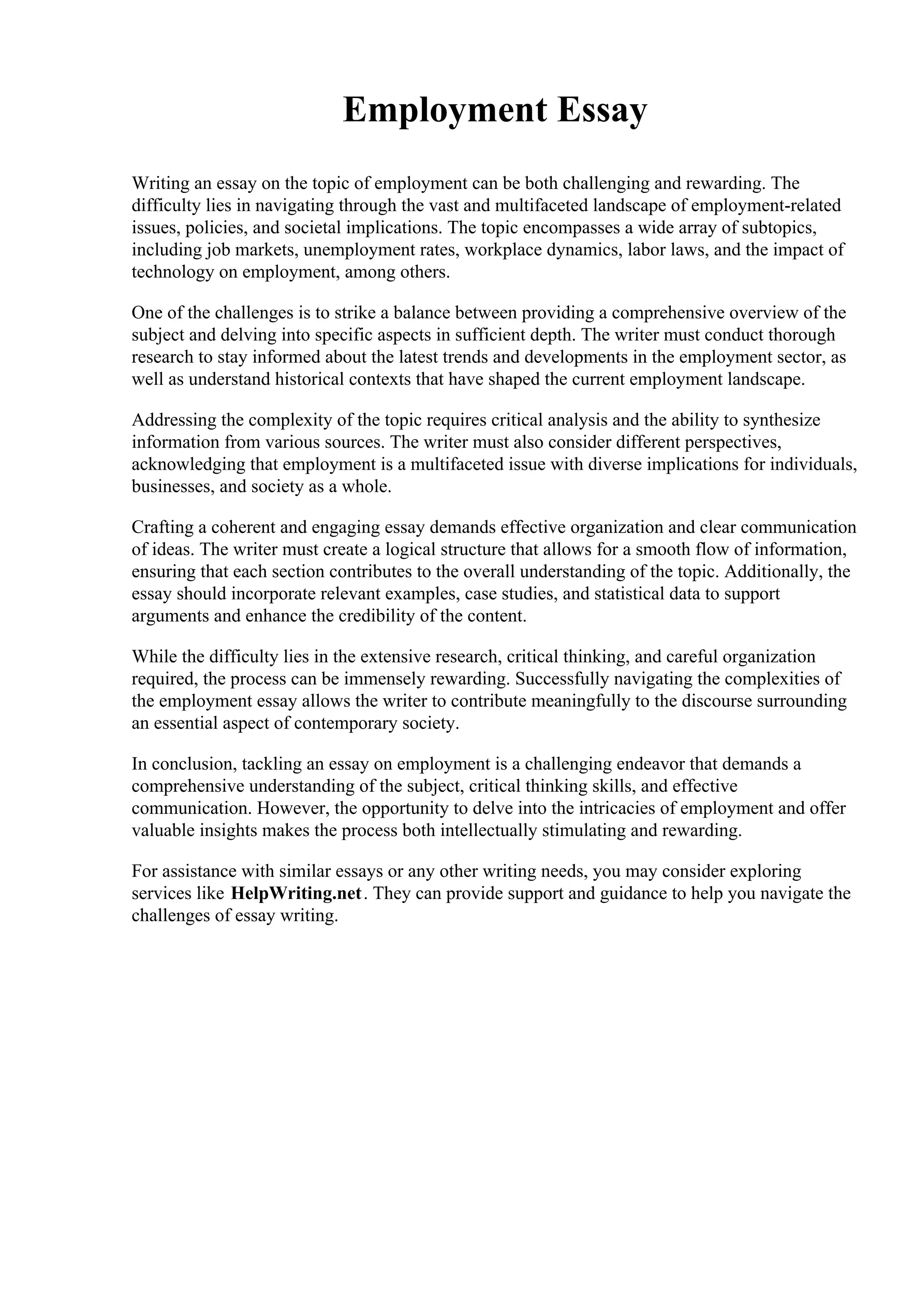 Employment Essay.pdf