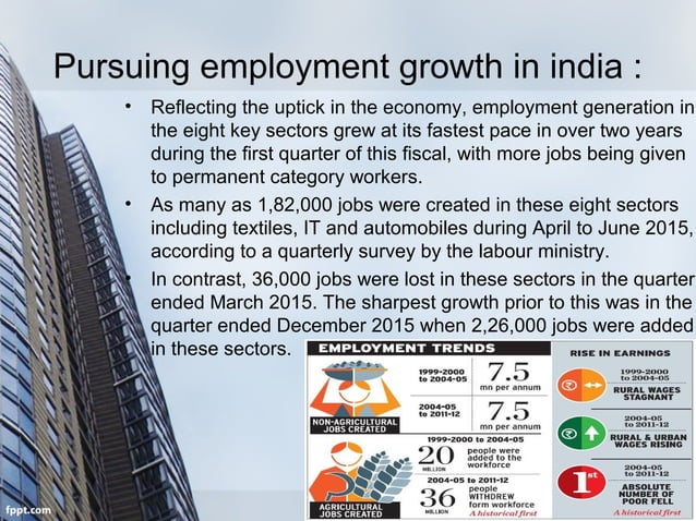 Employment growth by irfan | PPT