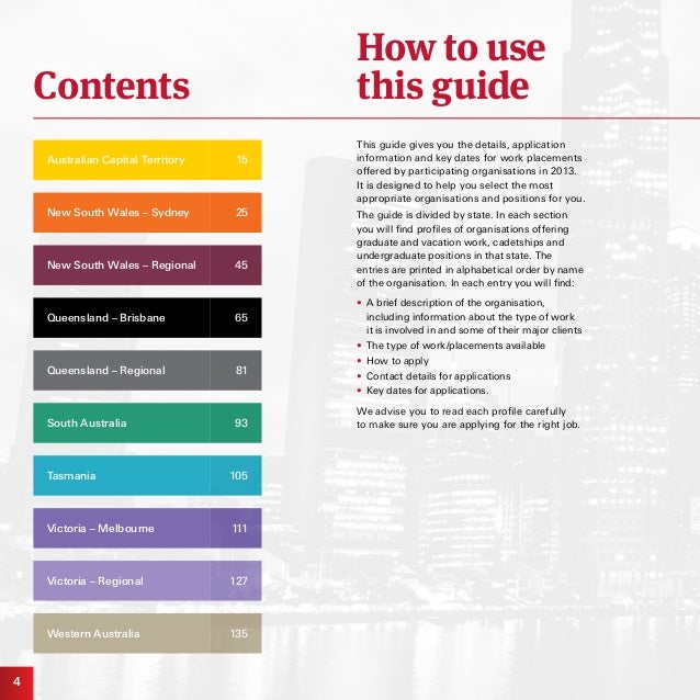 Employment guide 2013