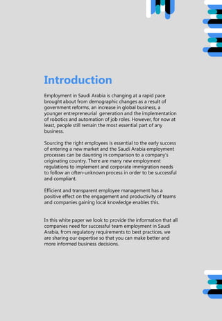 Employment in Saudi Arabia Whitepaper by Proven SA | PDF