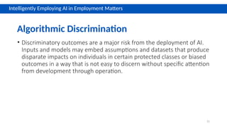 Intelligently Employing AI in Employment Matters | PPT
