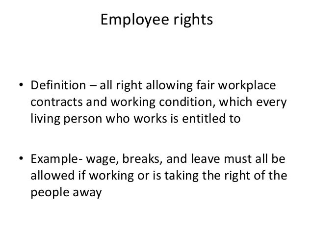 Employment laws ppt