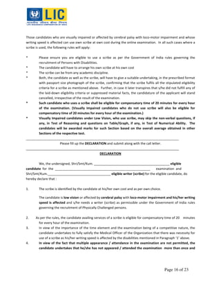 Employment Notification OF LIC OF INDIA. | PDF