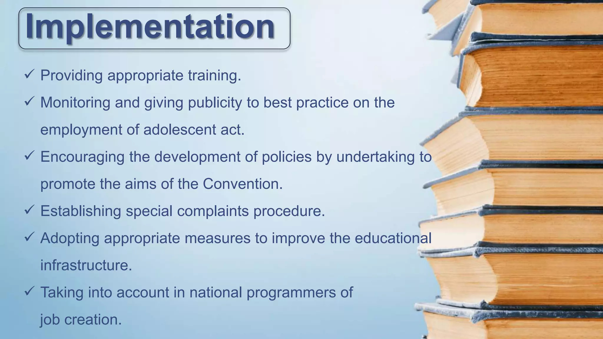 Employment of adolescent | PPTX