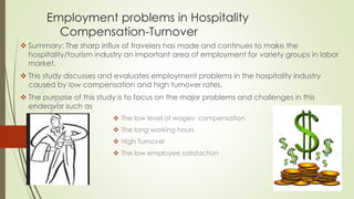 Turnover in Hospitality | PPTX