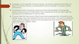 Turnover in Hospitality | PPTX