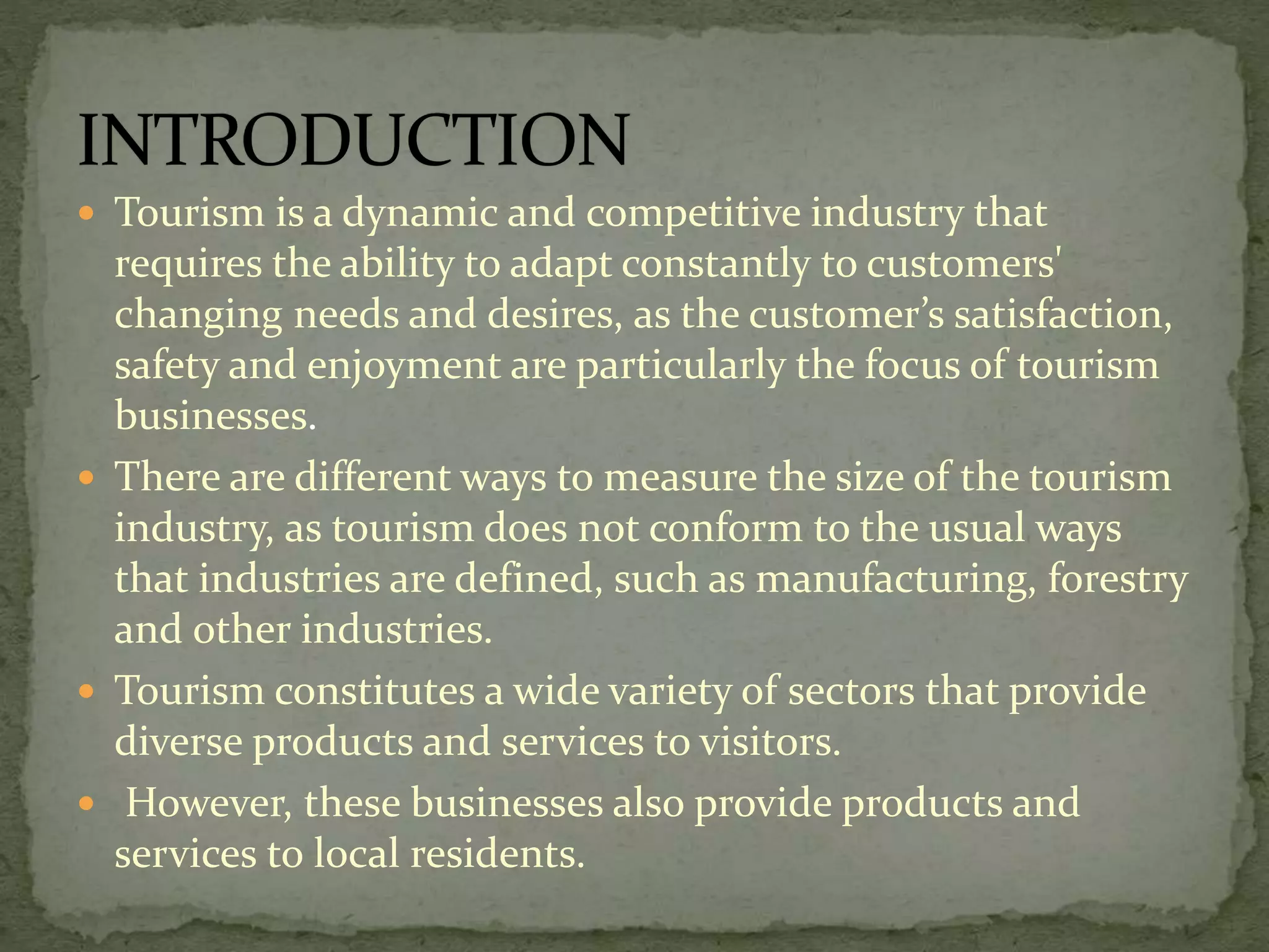Employment prospects in tourism and hospitality industry | PPTX