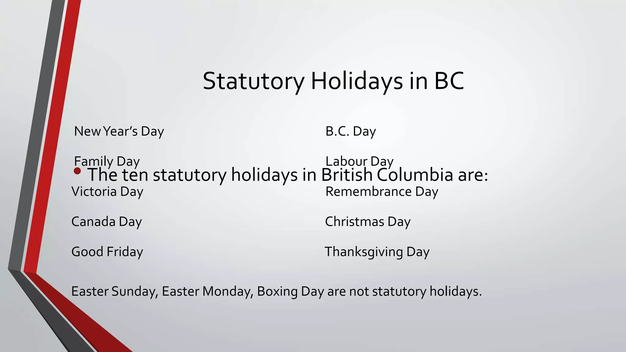 Employment Standards BC | PPT