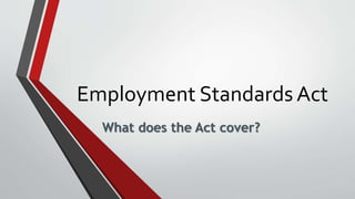 Employment Standards BC | PPT