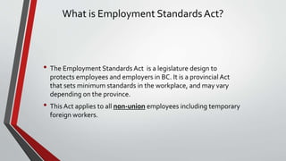 Employment Standards BC | PPT