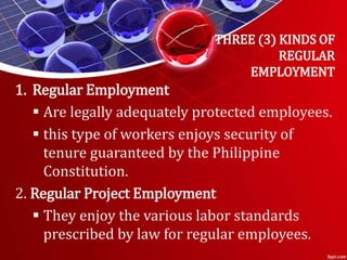 Employment status: Probationary Personnel | PPTX