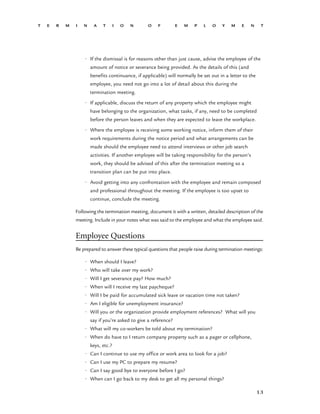 Employment Termination A Guide For Hr by the Cultural Human Resource ...