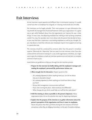 Employment Termination A Guide For Hr by the Cultural Human Resource Council | PDF | Human ...