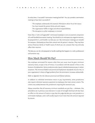 Employment Termination A Guide For Hr by the Cultural Human Resource Council | PDF | Human ...