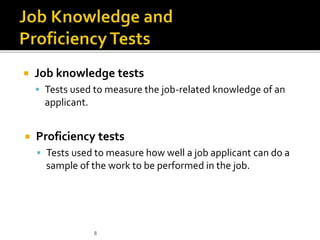Employment Testing in HRM. | PPT