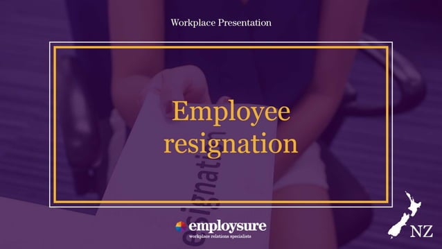 Employsure Workplace Presentation | Employee Resignation | PPTX | Human ...
