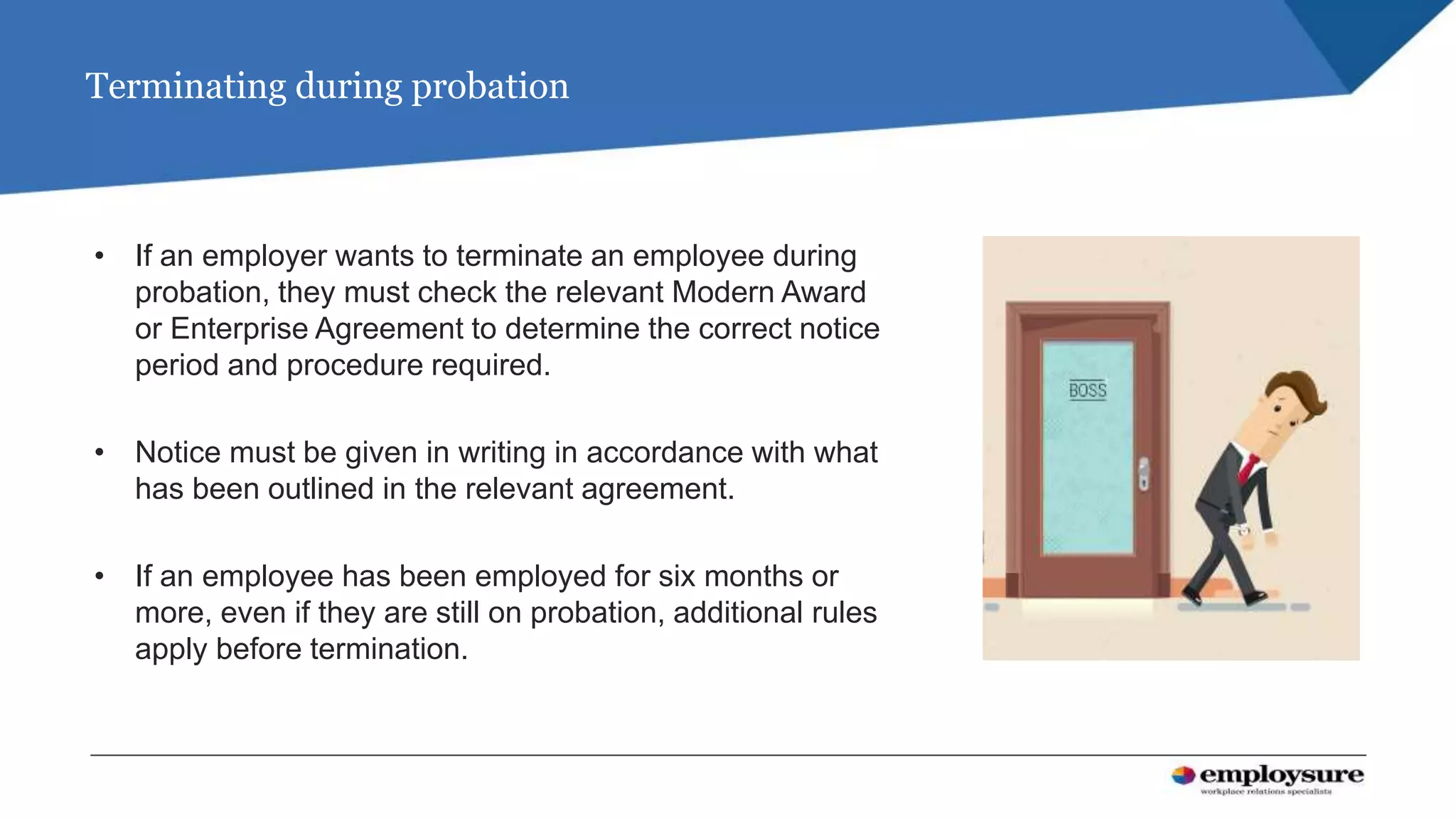 Employsure Workplace Presentation | Probationary Periods | PPTX