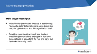 Employsure Workplace Presentation | Probationary Periods | PPTX
