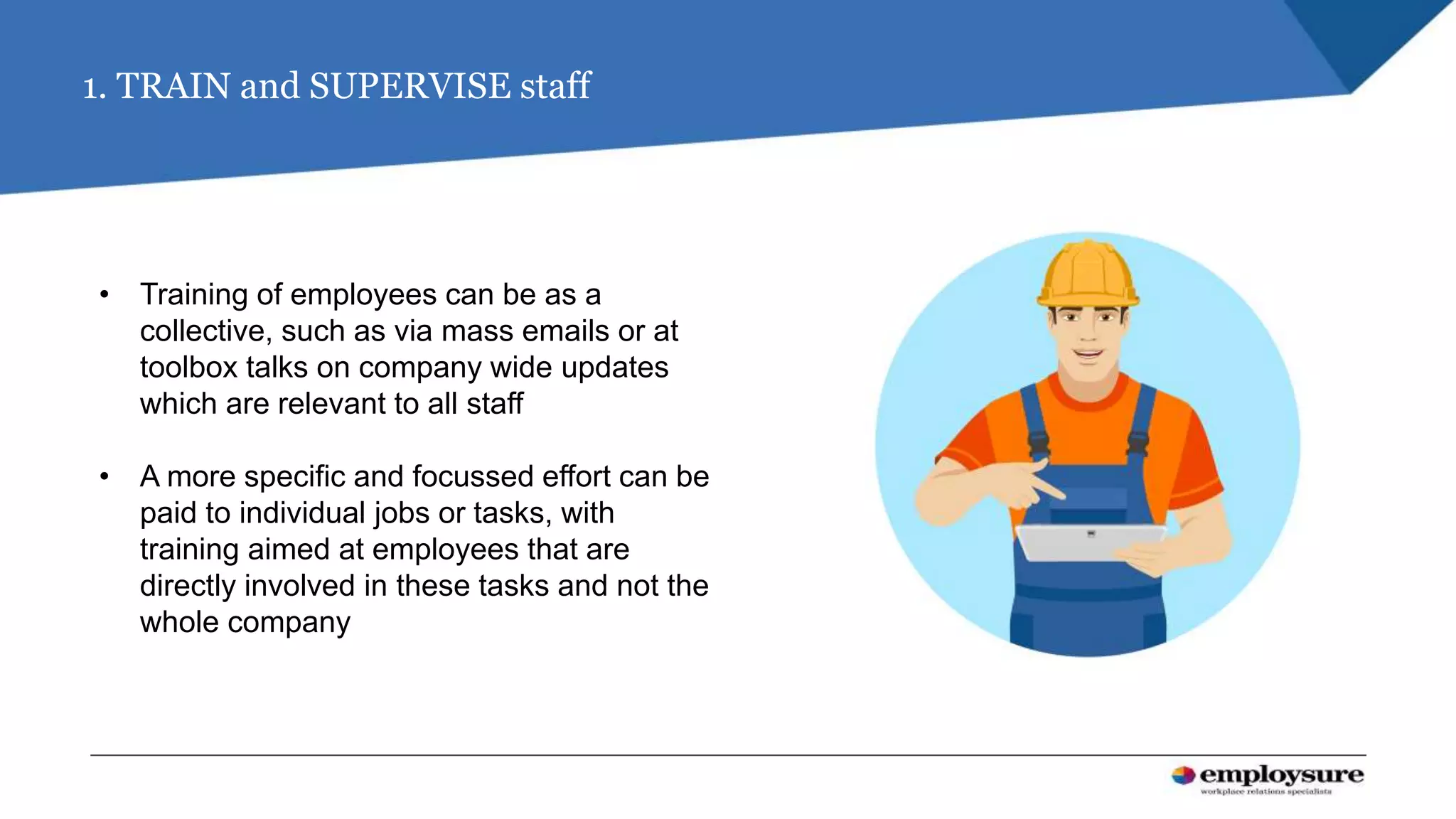 Employsure Workplace Presentation | Workplace Safety Checklist | PPTX