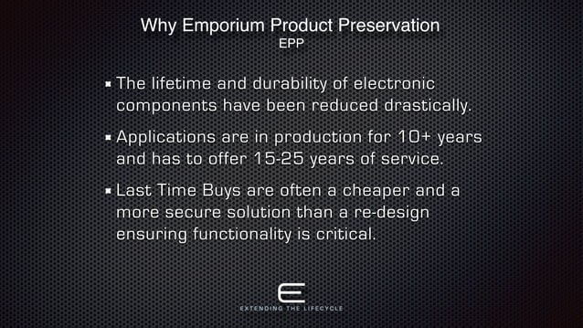 Emporium Parts Preservation | PPT