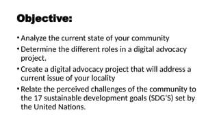 Empowerment Technology - Advocacy .pptx