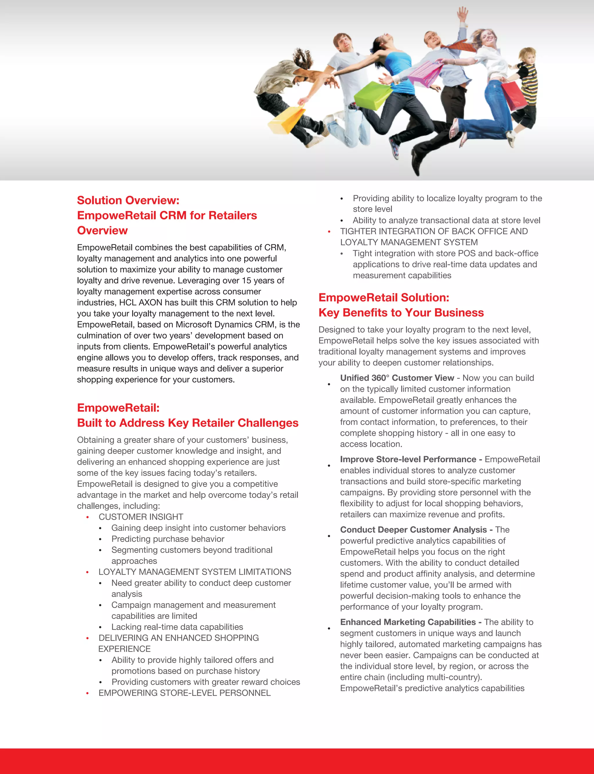 HCL Brochure: Retail and Consumer | PDF