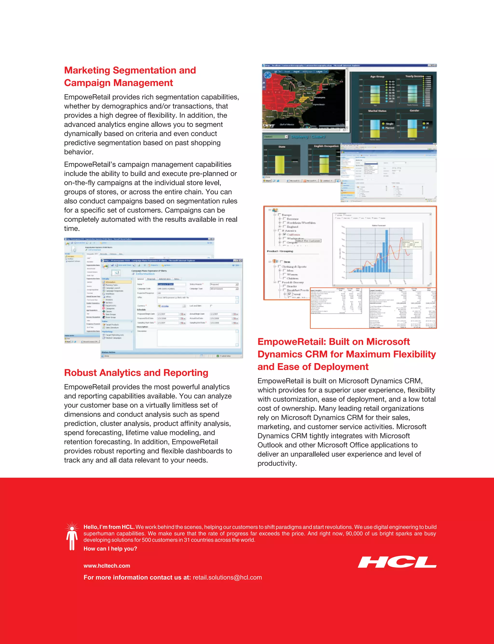 HCL Brochure: Retail and Consumer | PDF