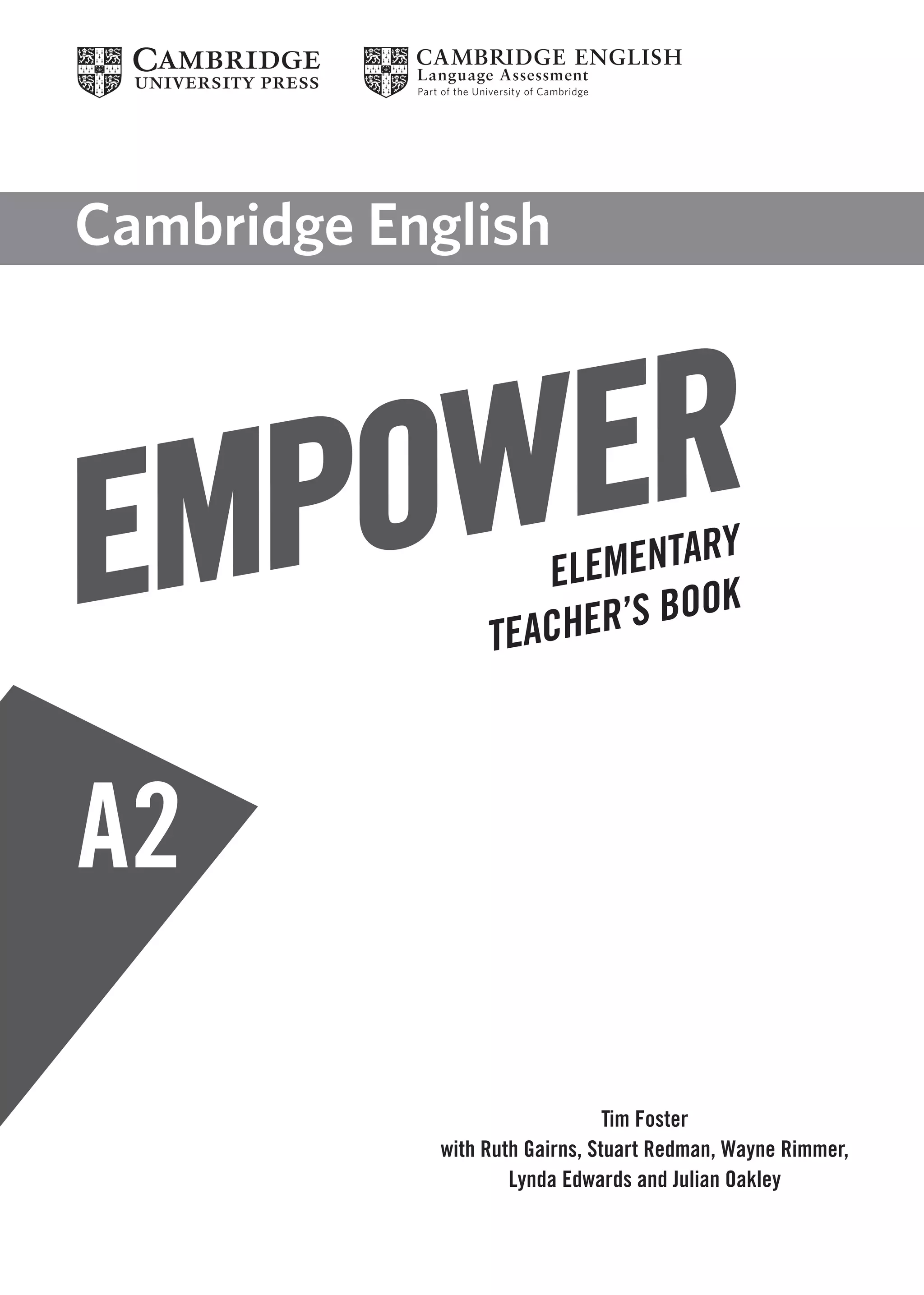 Empower a2 elementary_teachers_book | PDF